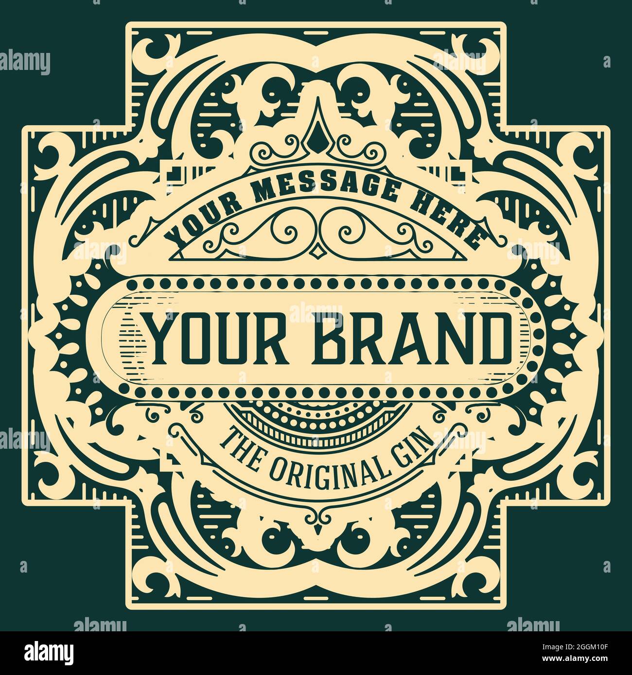 Western card with vintage style Stock Vector Image & Art - Alamy
