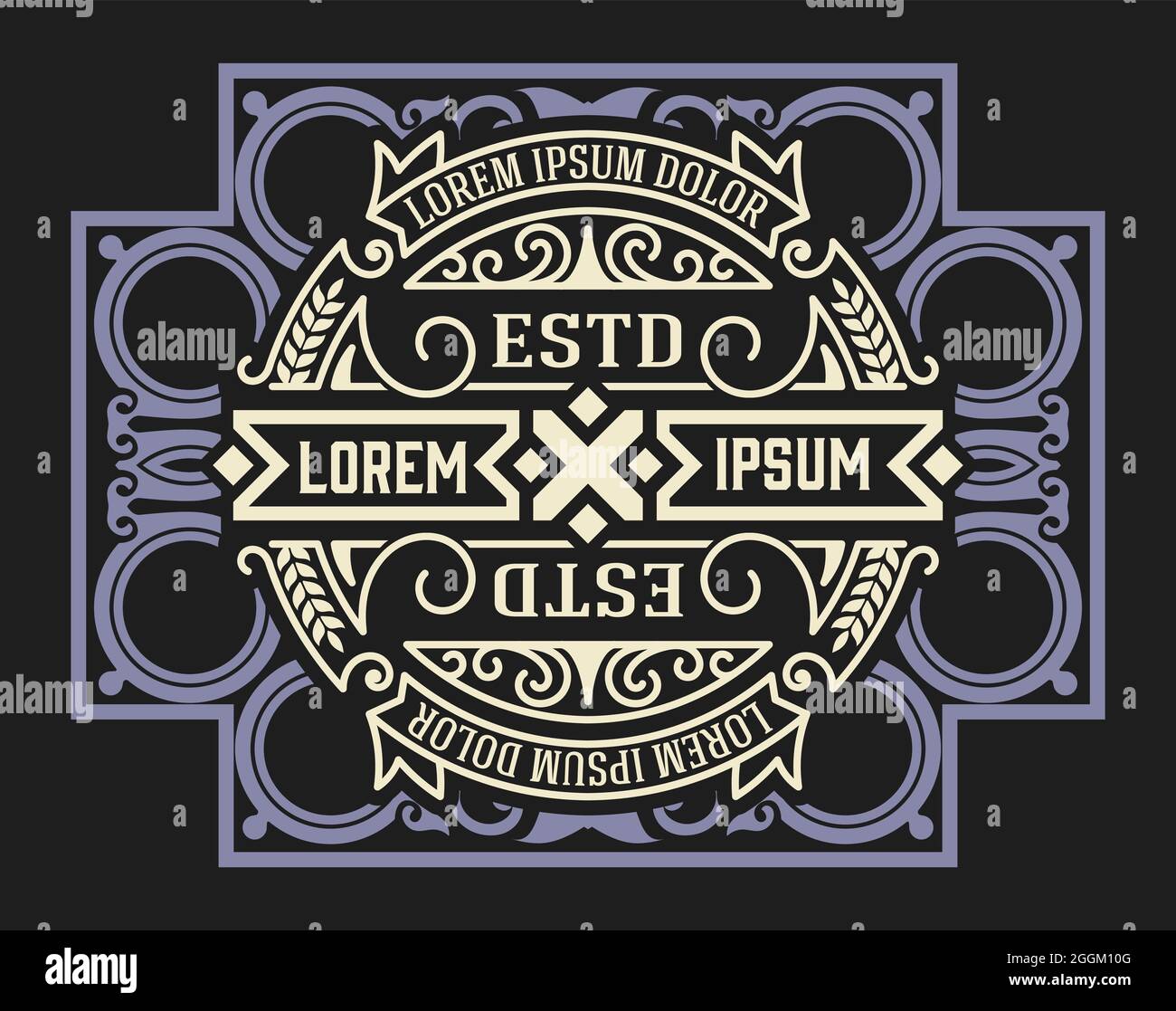 Western card with vintage style Stock Vector Image & Art - Alamy