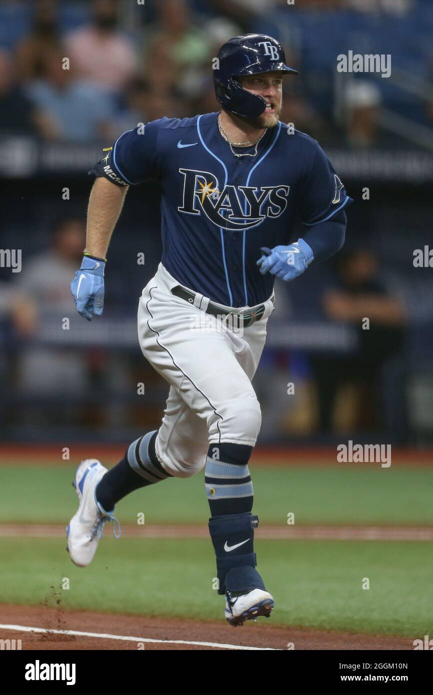 St. Petersburg, FL. USA; Tampa Bay Rays outfielder Austin Meadows (17 ...