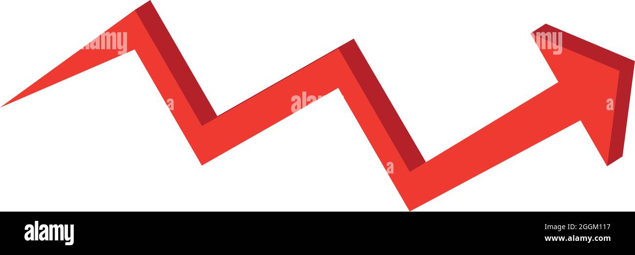 financial arrow chart Stock Vector Image & Art - Alamy