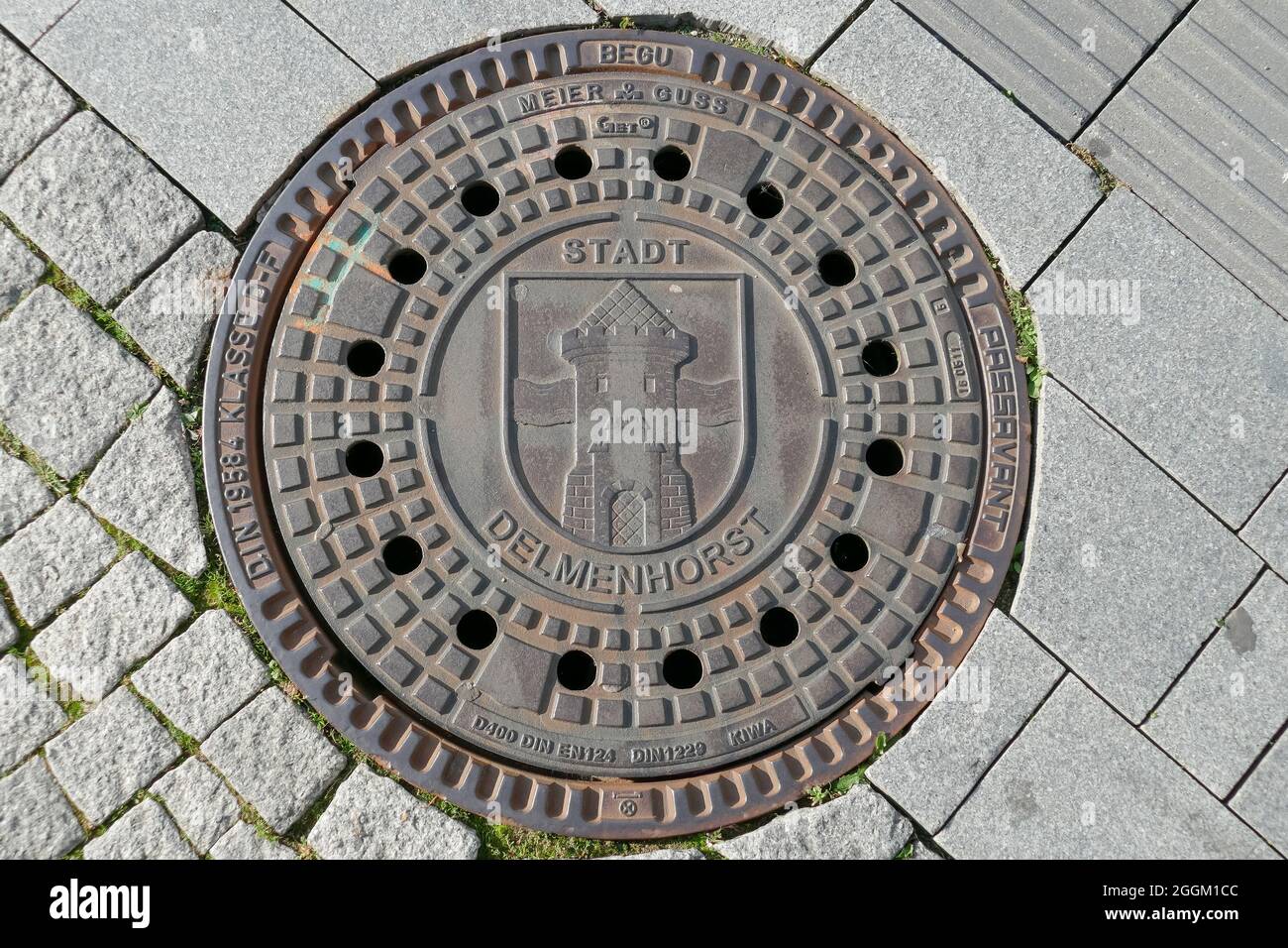 Manhole Cover With The City Arms High Resolution Stock Photography and ...