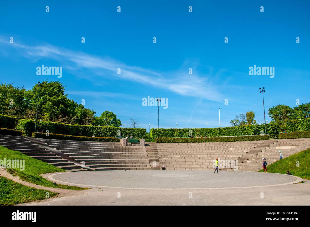 Kids playing and having fun in the public park in Malmo Stock Photo - Alamy