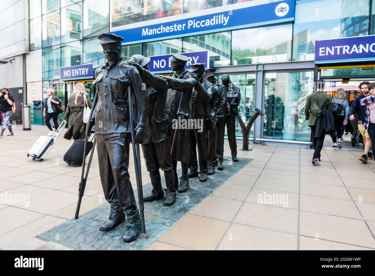 Victory Over Blindness bronze sculpture in Manchester, England by ...