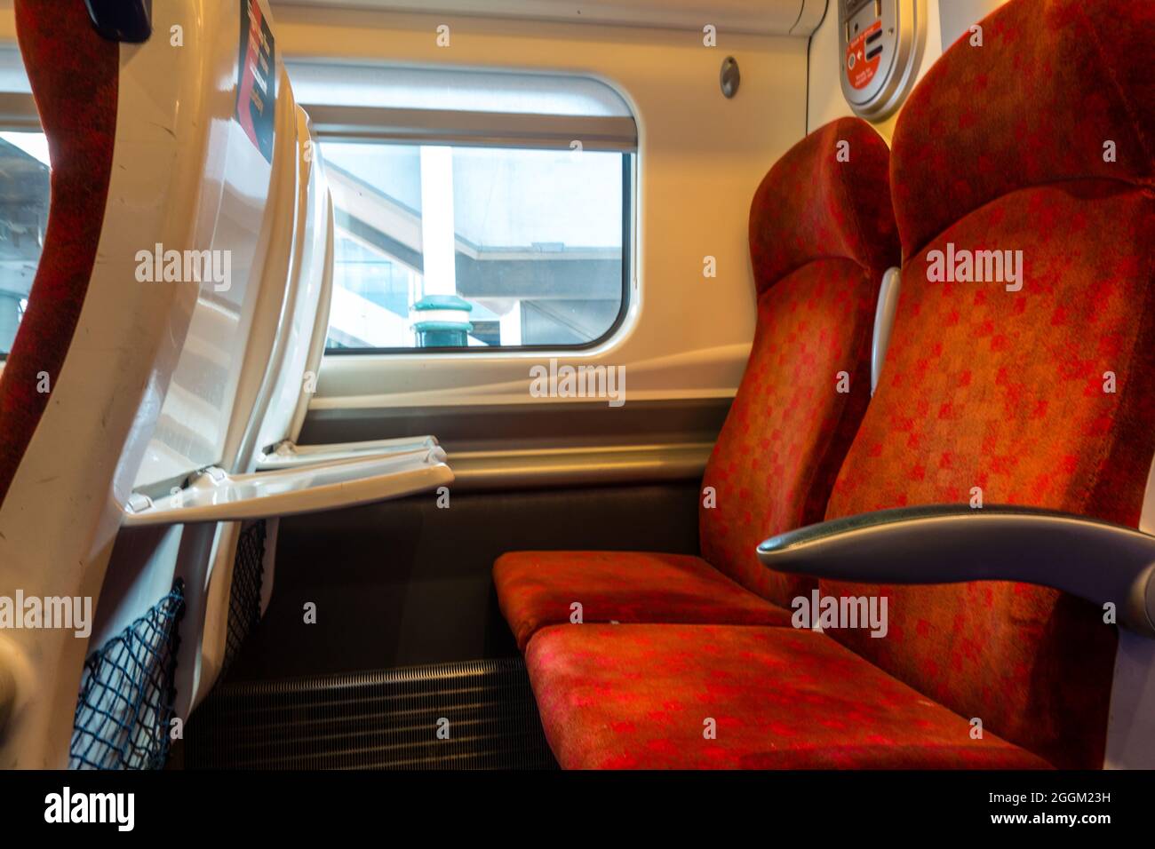 AVanti West Coast train interior running between London and Manchester ...