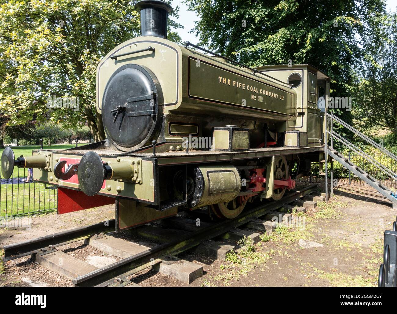 A 'pug' locomotive, built in Kilmarnock in 1934. After serving various ...