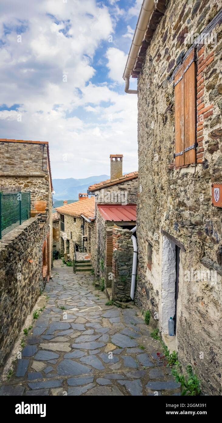 Stair way to village hi-res stock photography and images - Alamy