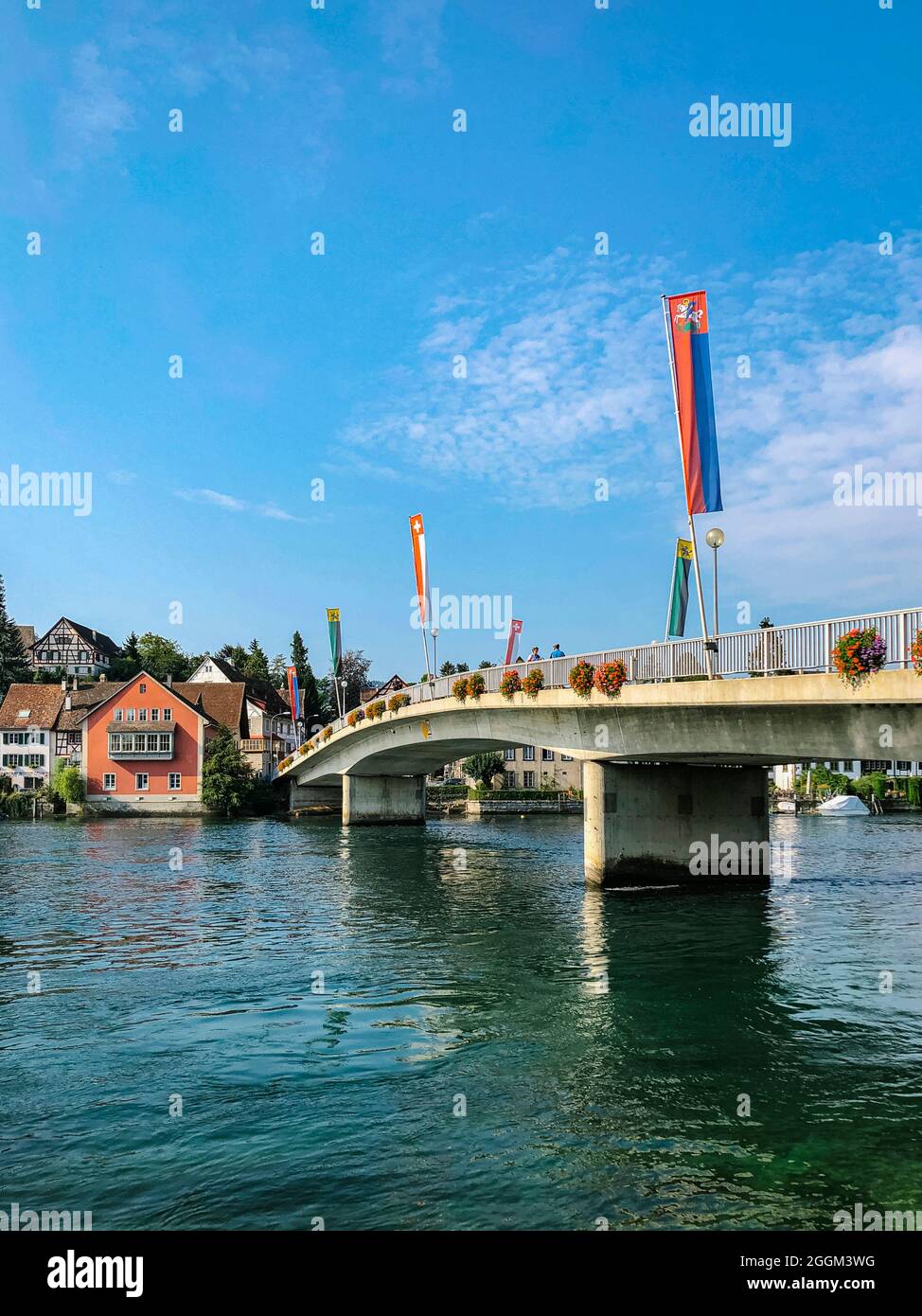 Stein am Rhein, Rhine, City, Rhine Bridge, Switzerland Stock Photo - Alamy
