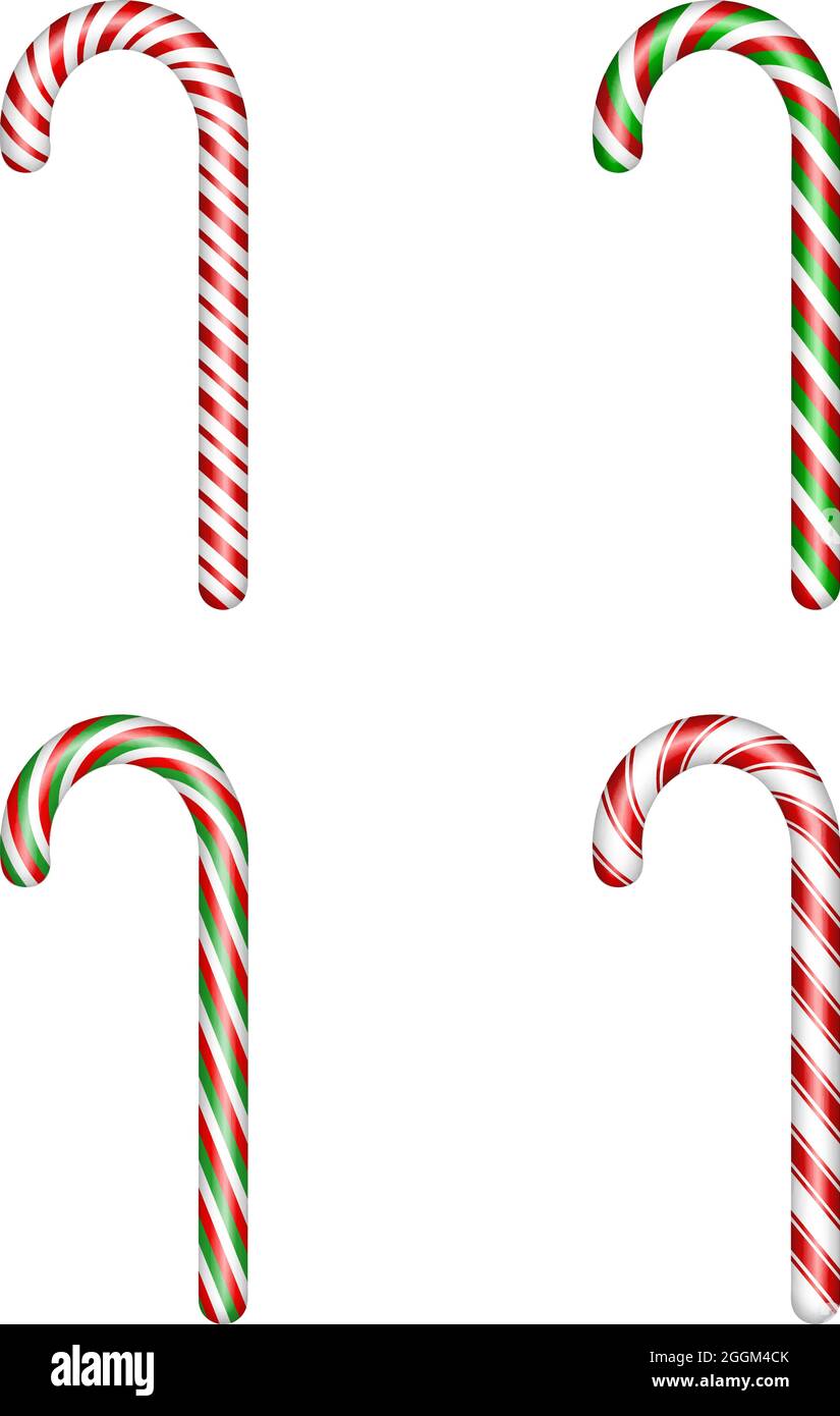Candy cane set peppermint hi-res stock photography and images - Alamy