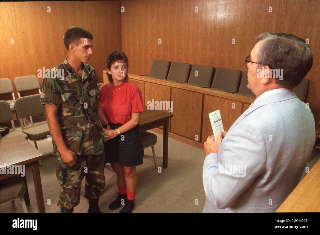 Killeen Texas USA, circa 1992: Young male soldier dressed in Army ...