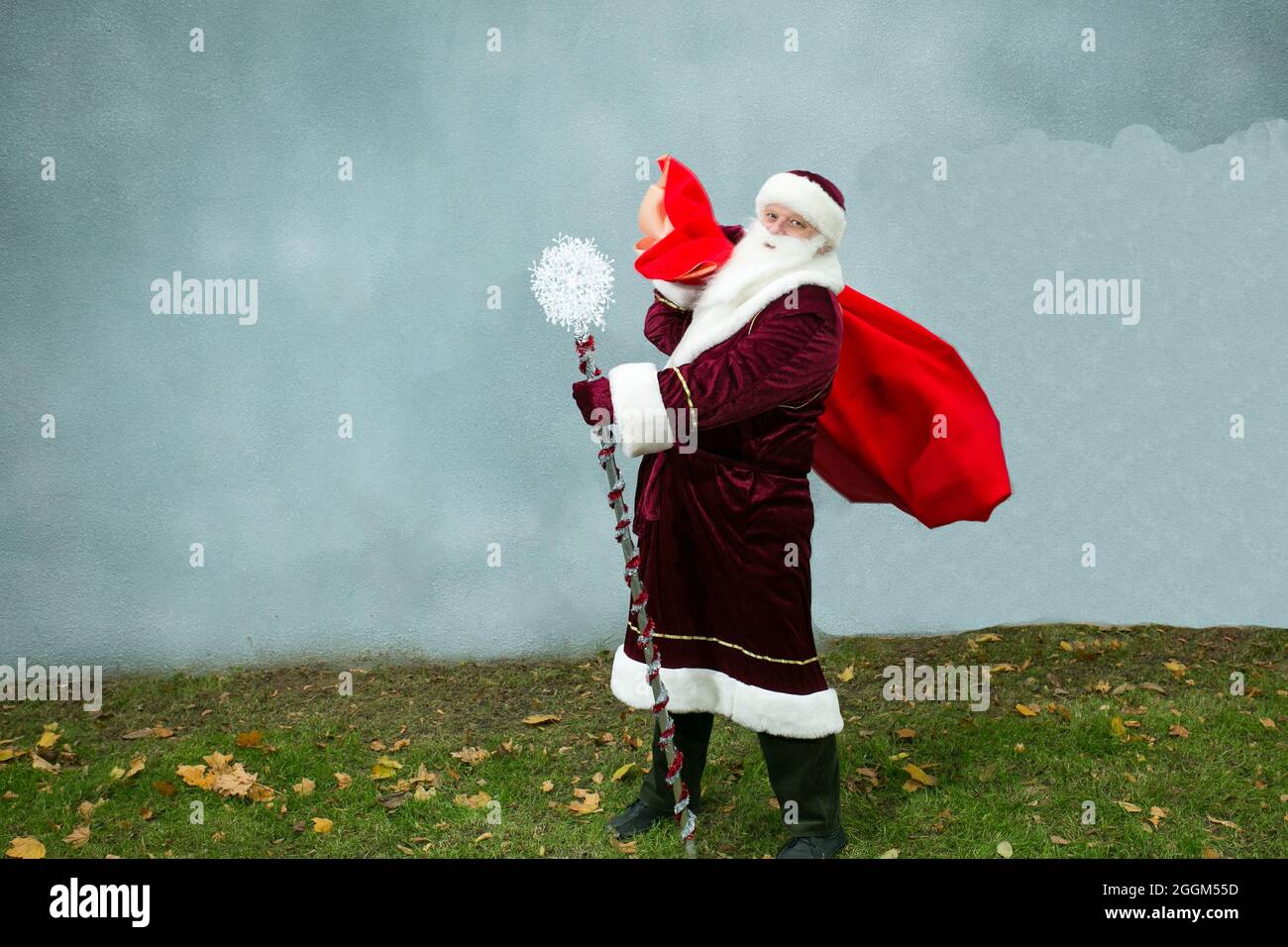 Santa Claus is in a hurry to deliver presents for Christmas. Santa is ...