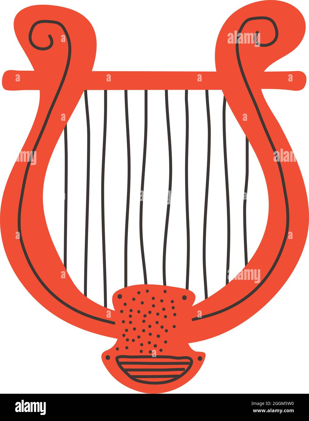 greek lyre instrument musical icon Stock Vector Image & Art - Alamy