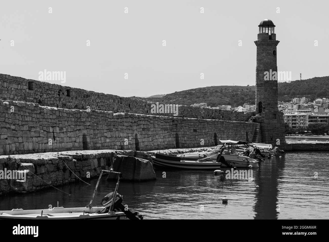 Old brick lighthouse Black and White Stock Photos & Images - Alamy