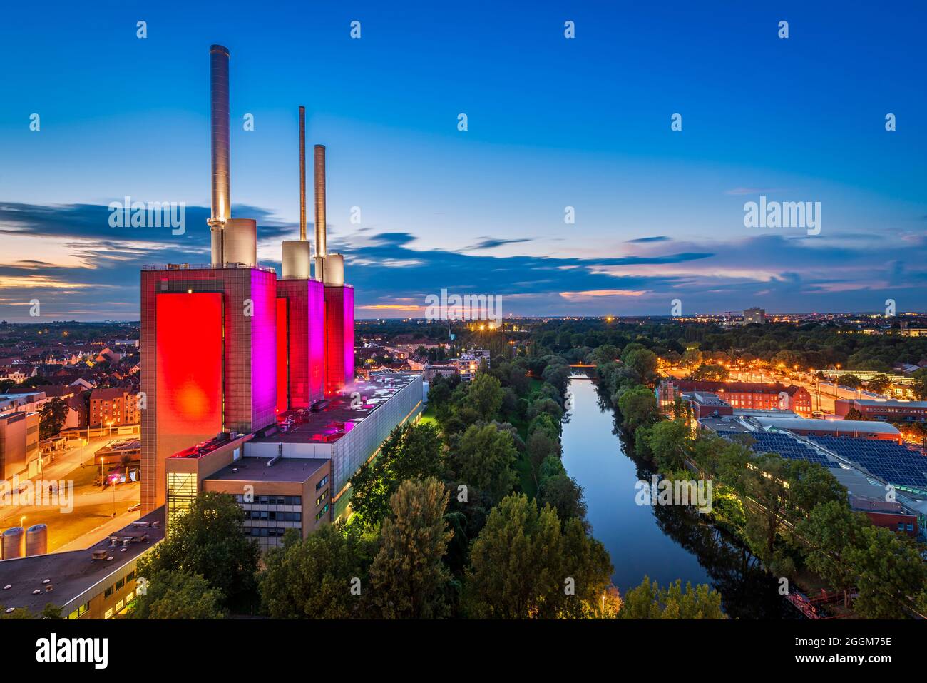 City skyline hanover germany hi-res stock photography and images - Alamy