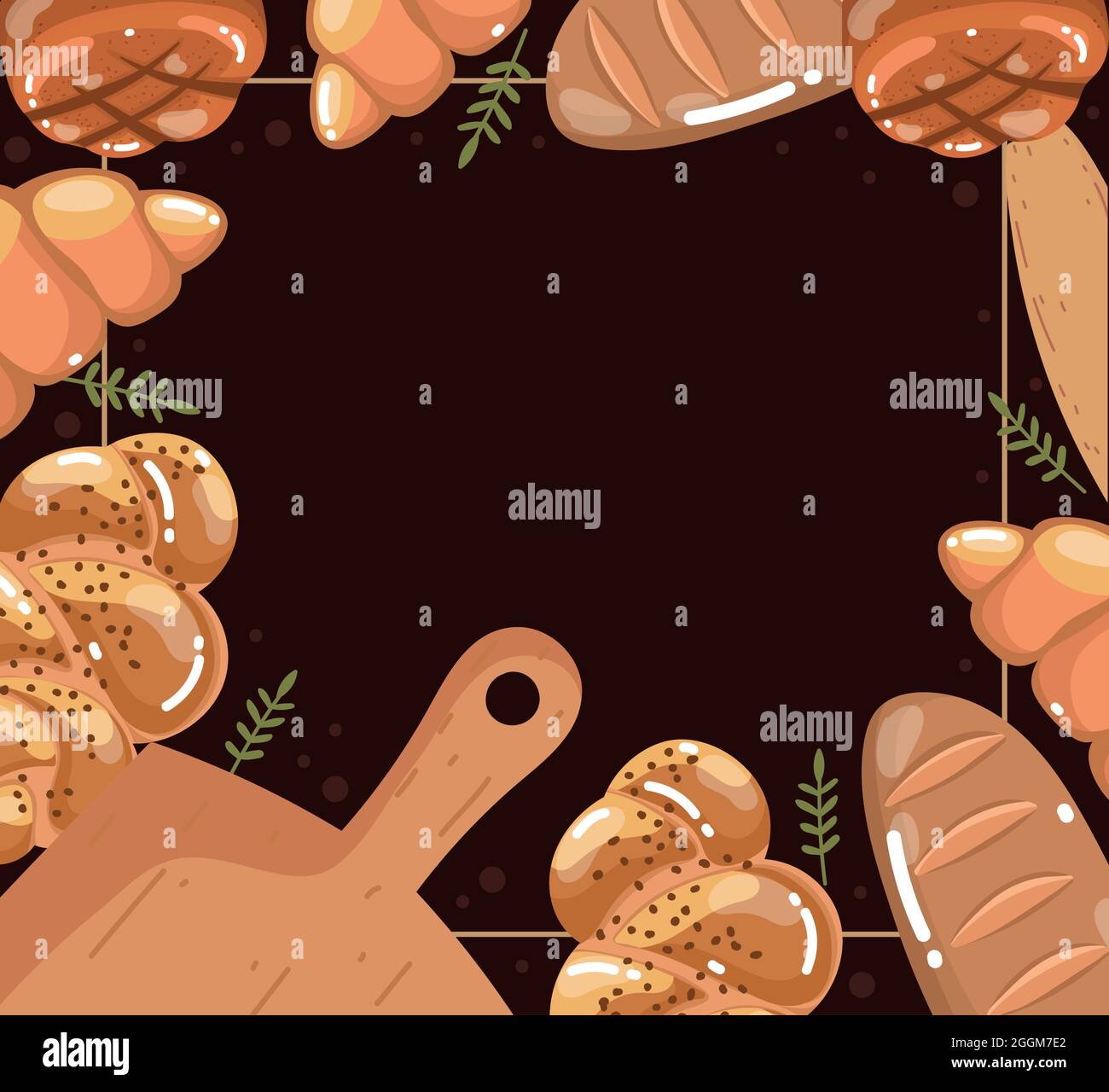 fresh bread background Stock Vector Image & Art - Alamy