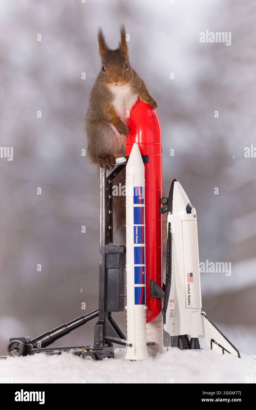 Space shuttle mission to the international space station hi-res stock ...