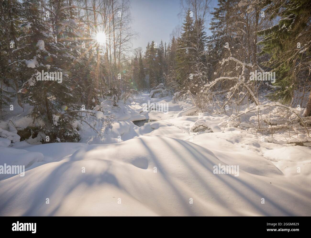 Swedish winter scene hi-res stock photography and images - Alamy