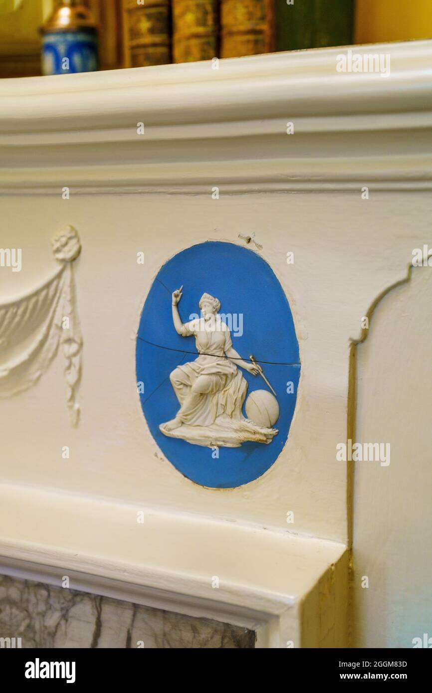 The Dining Room of Thomas Jefferson’s Monticello in Virginia Stock ...