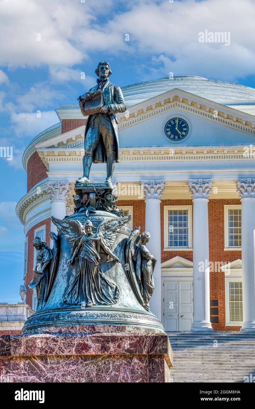 University of virginia library rotunda hi-res stock photography and ...