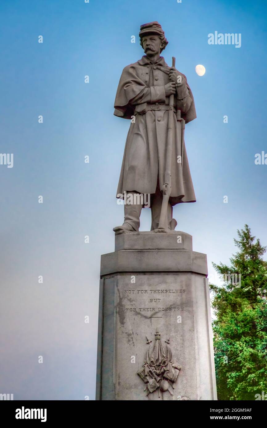 Private Soldier Monument Stock Photo - Alamy