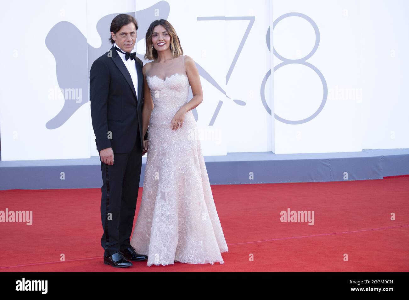 Davide Devenuto and Serena Rossi attending the Madres Paralelas ...