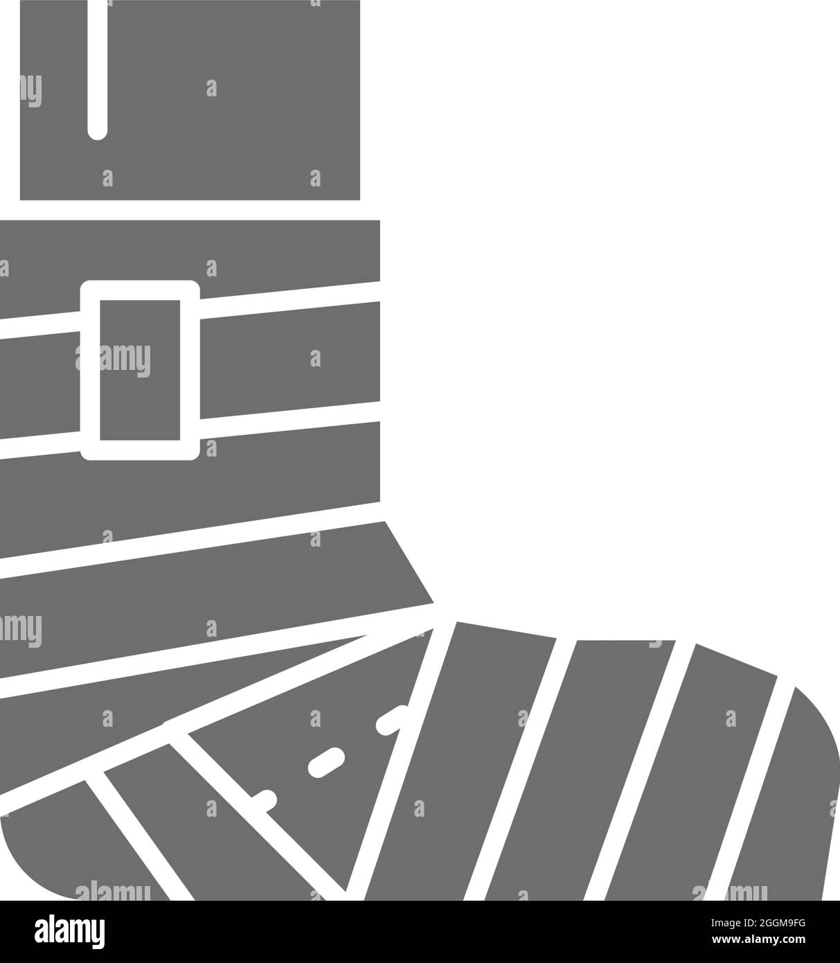 Foot plaster Black and White Stock Photos & Images - Alamy