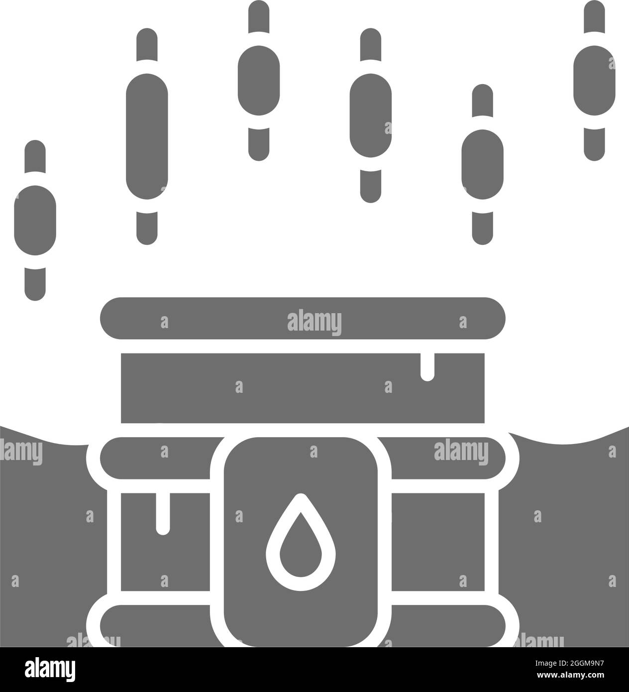 Oil barrel index growth chart, rising cost of fuel, stock market grey ...