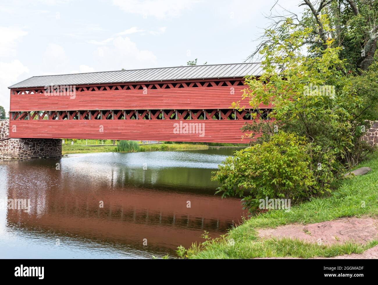 Sachs Bridge, a covered bridge near the battlefield and is a popular ...