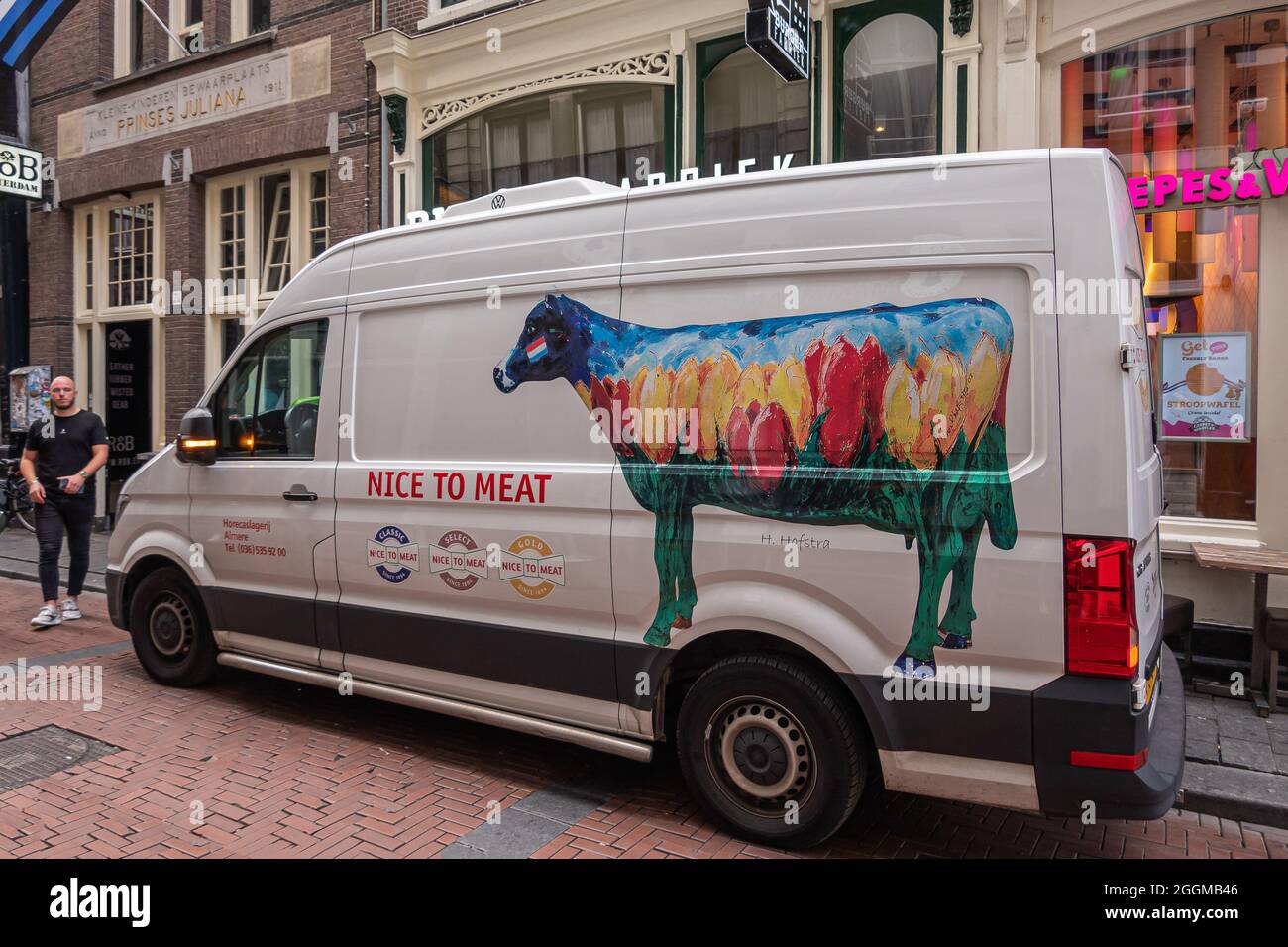 Meat delivery truck hi-res stock photography and images - Alamy