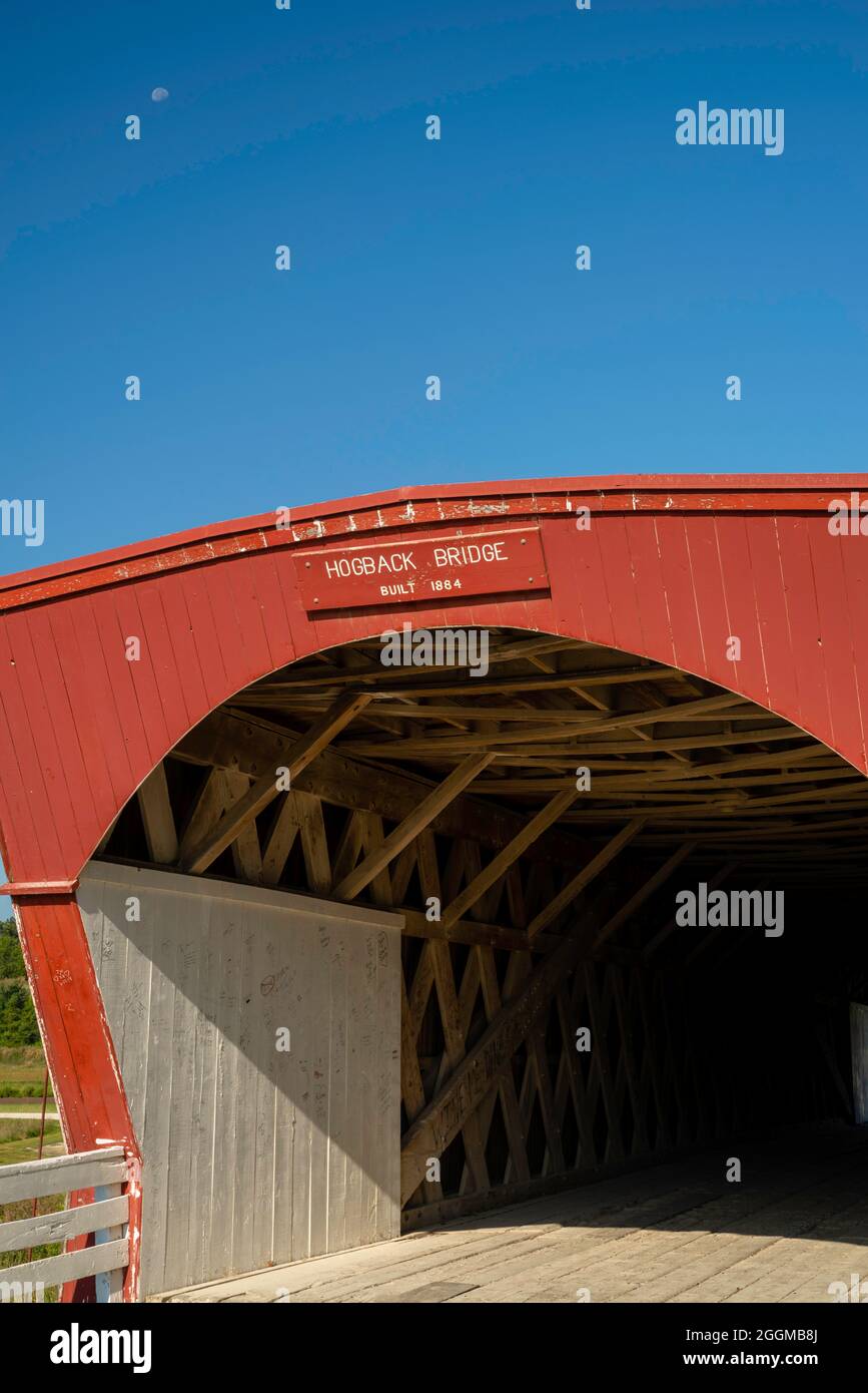 Hogback Covered Bridge; Photograph of the Bridges of Madison County ...
