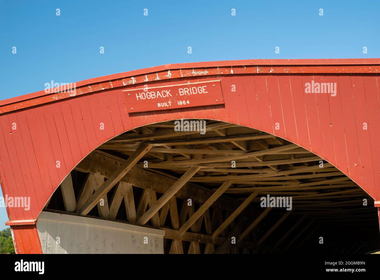 Hogback Covered Bridge; Photograph of the Bridges of Madison County ...