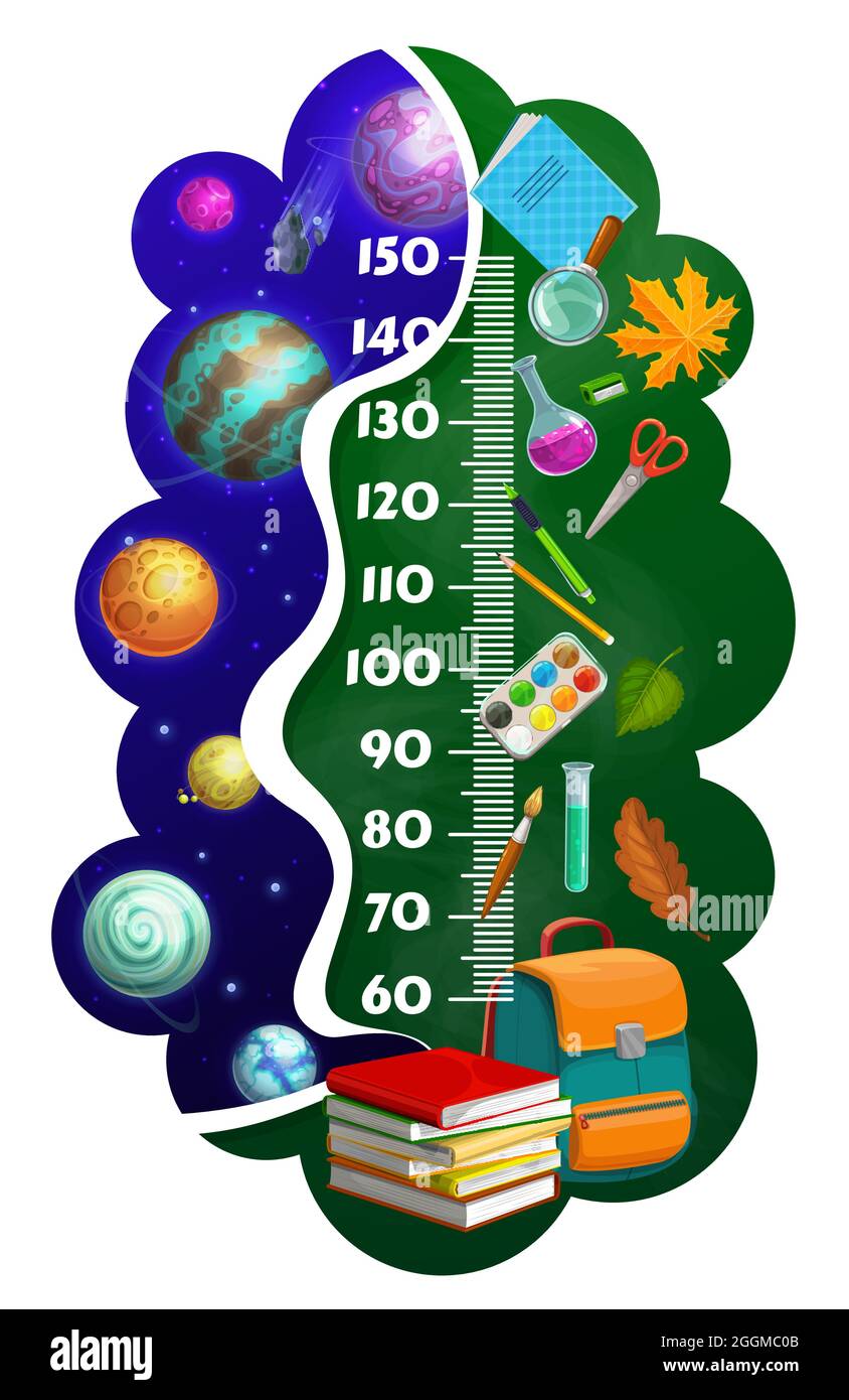 Printable Height Chart Preschool