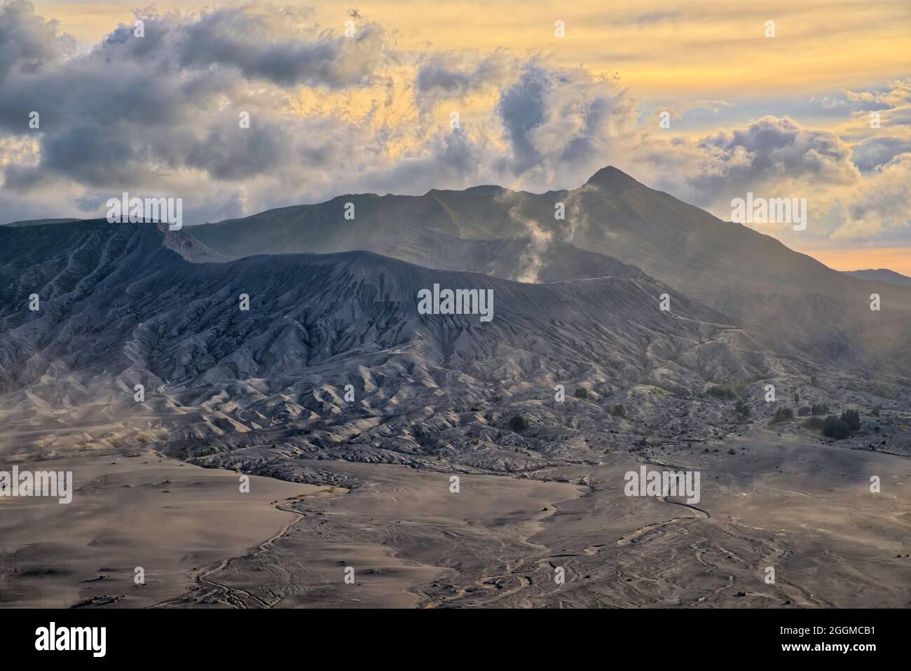 Mount Bromo (Indonesian: Gunung Bromo), is an active volcano and part ...