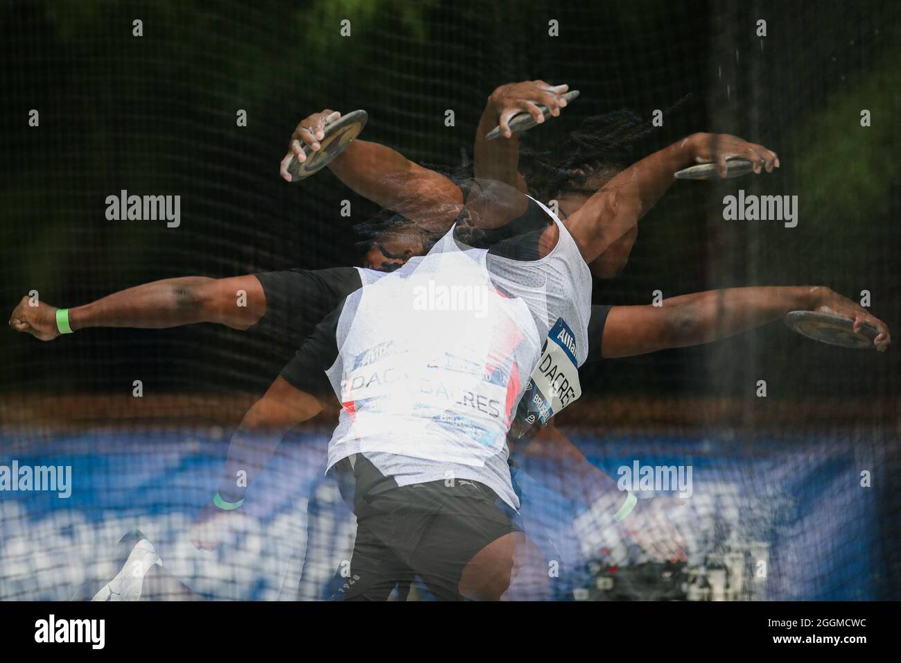 Brussels. 1st Sep, 2021. This multiple-exposure photo taken on Sept. 1 ...