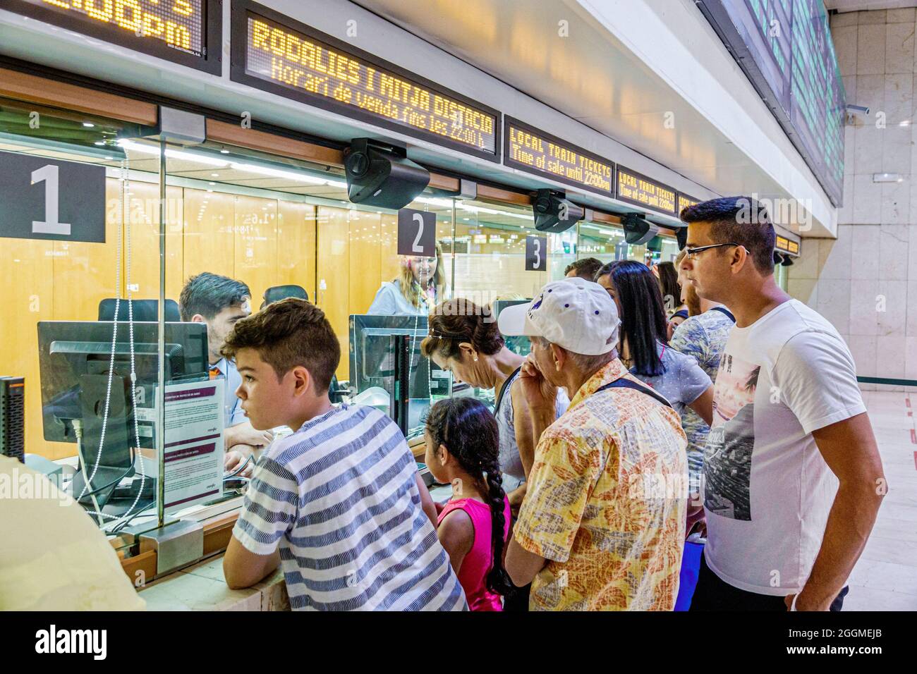 Barcelona Spain,Barcelona-Sants Renfe Train Station,inside interior ...