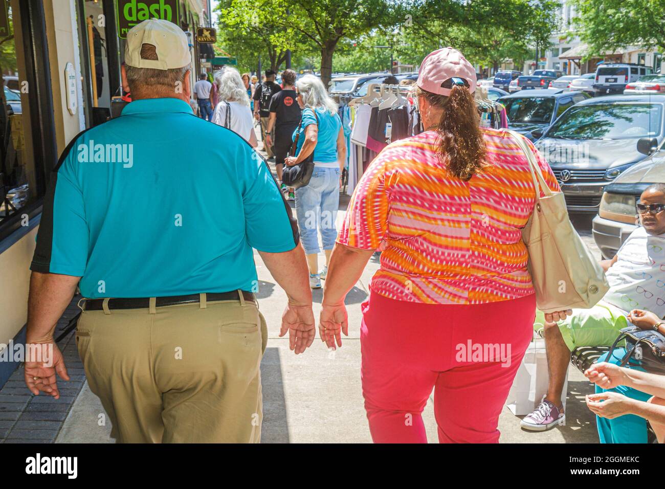 Georgia Thomasville,man male woman female couple overweight obese fat ...