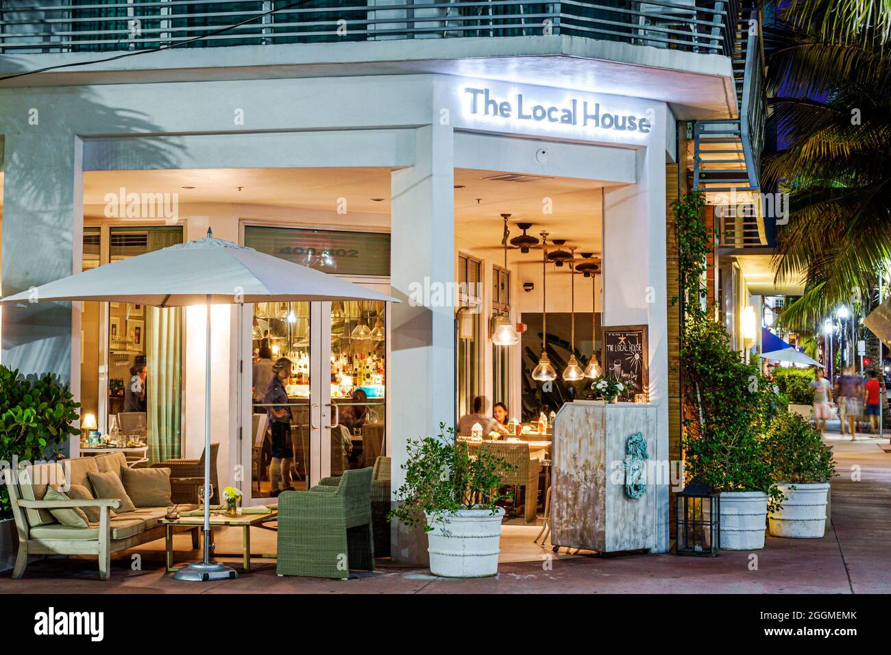 Miami Beach Florida,South Beach Sense hotel,The Local House restaurant ...