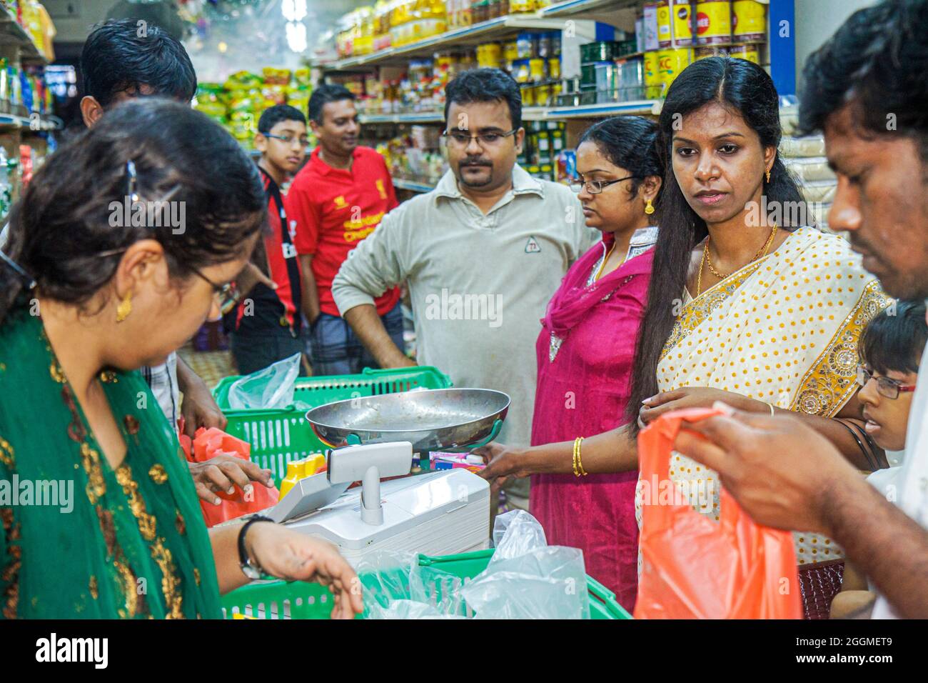 Singapore,Little India,Serangoon Road,Asian men male female women ...