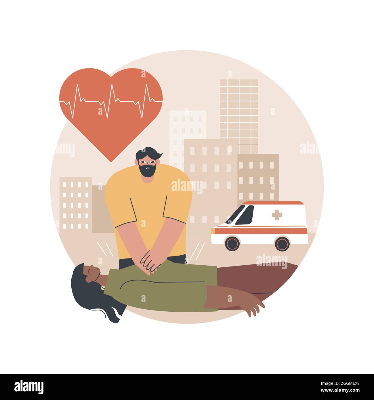 Cpr Illustration High Resolution Stock Photography and Images - Alamy