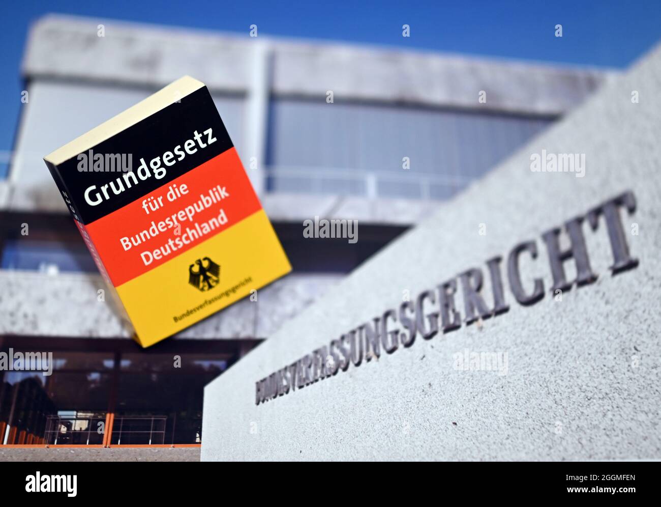 Karlsruhe, Germany. 29th Aug, 2021. ILLUSTRATION - A miniature edition ...