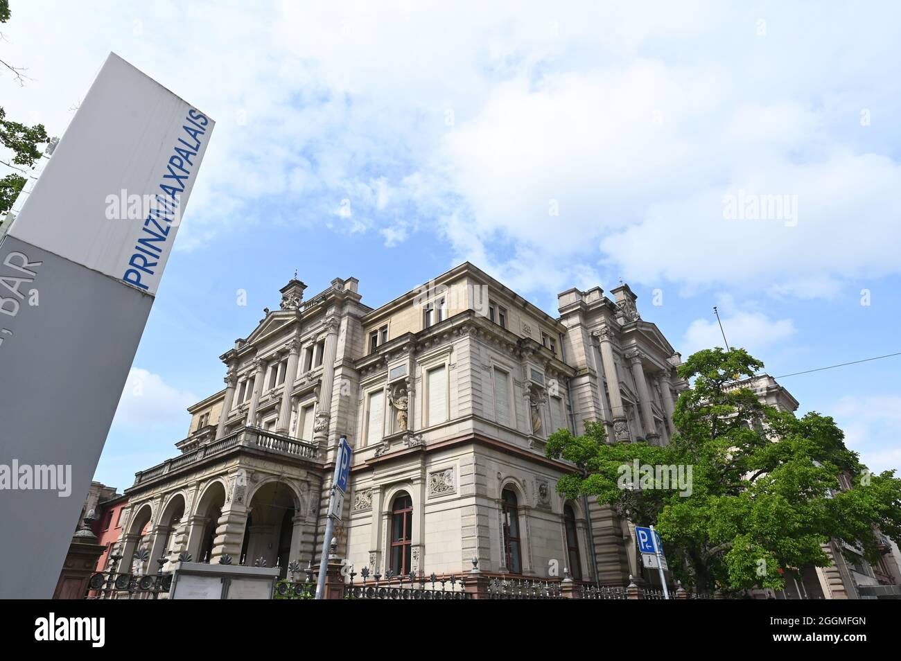 Karlsruhe, Germany. 31st Aug, 2021. Exterior photograph of the Prinz ...