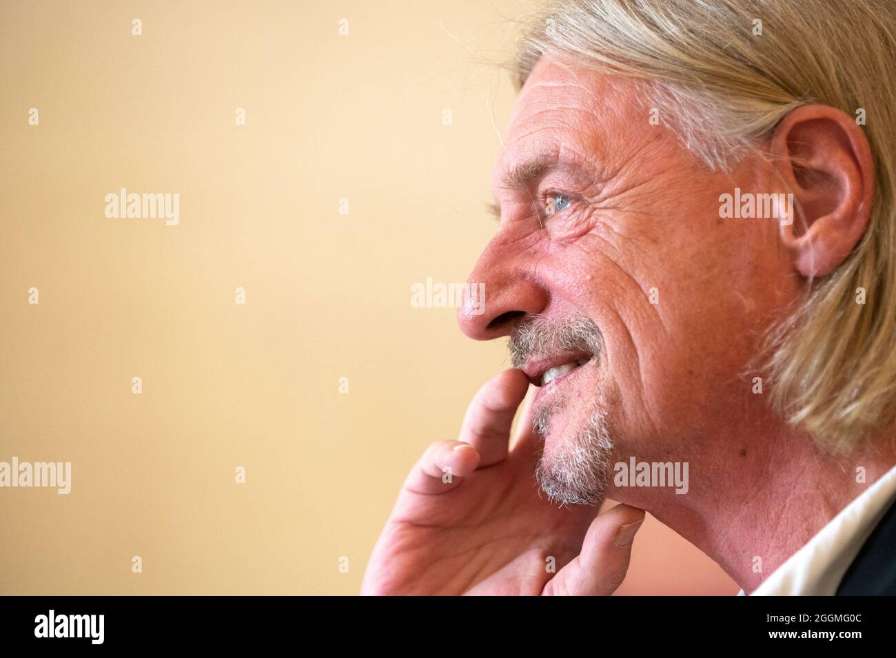 Hamburg, Germany. 20th Aug, 2021. Entrepreneur Frank Otto during an ...