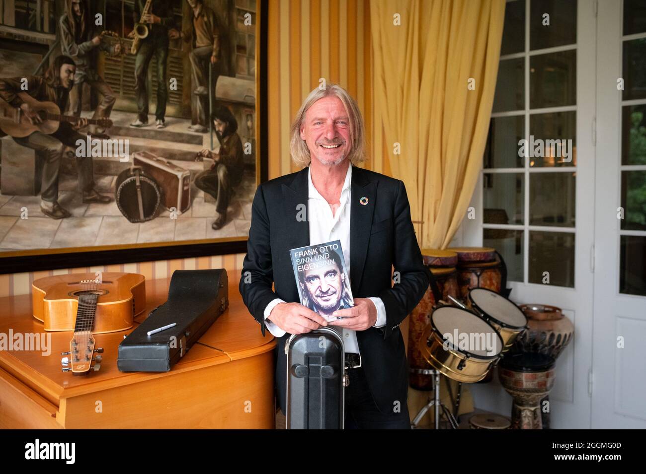 Hamburg, Germany. 20th Aug, 2021. Entrepreneur Frank Otto stands in a ...