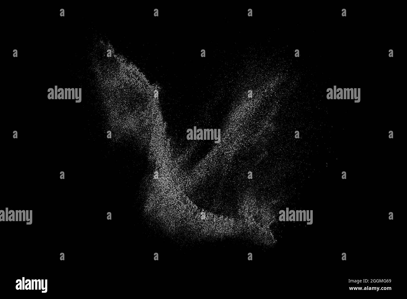 Falling snow drop on black Stock Vector Images - Alamy