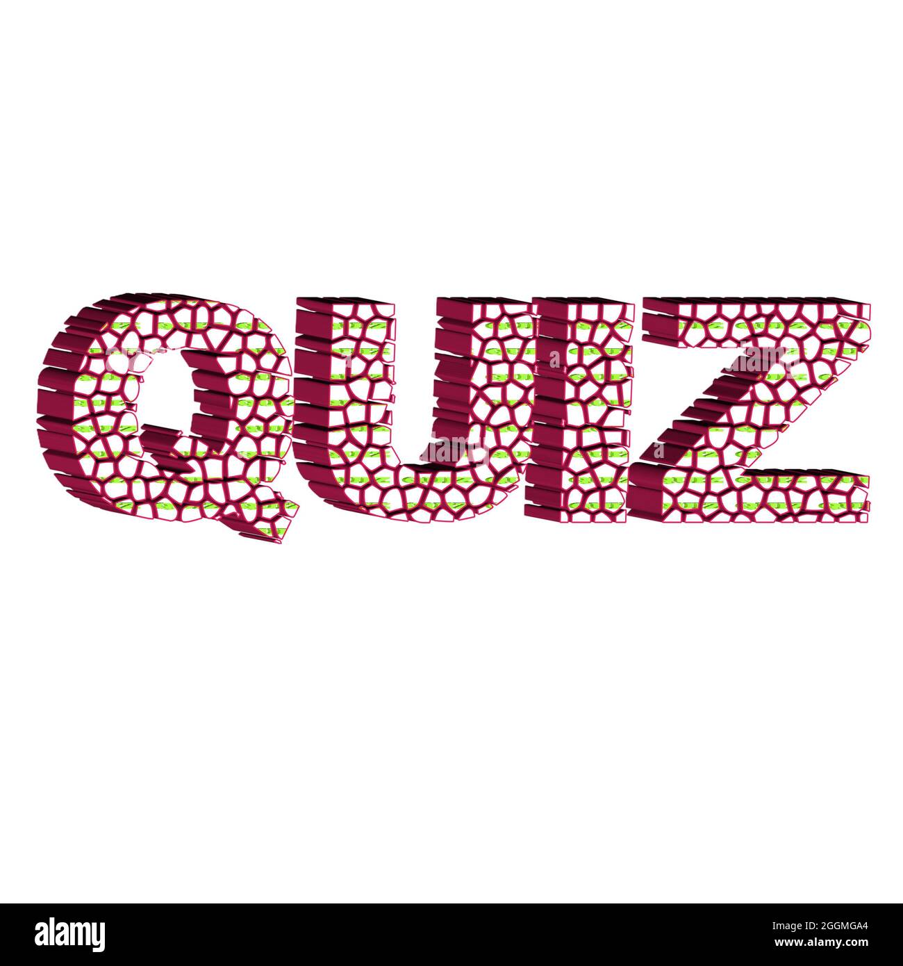 Beautiful quiz web icon 3d sticker colorful white background Stock ...