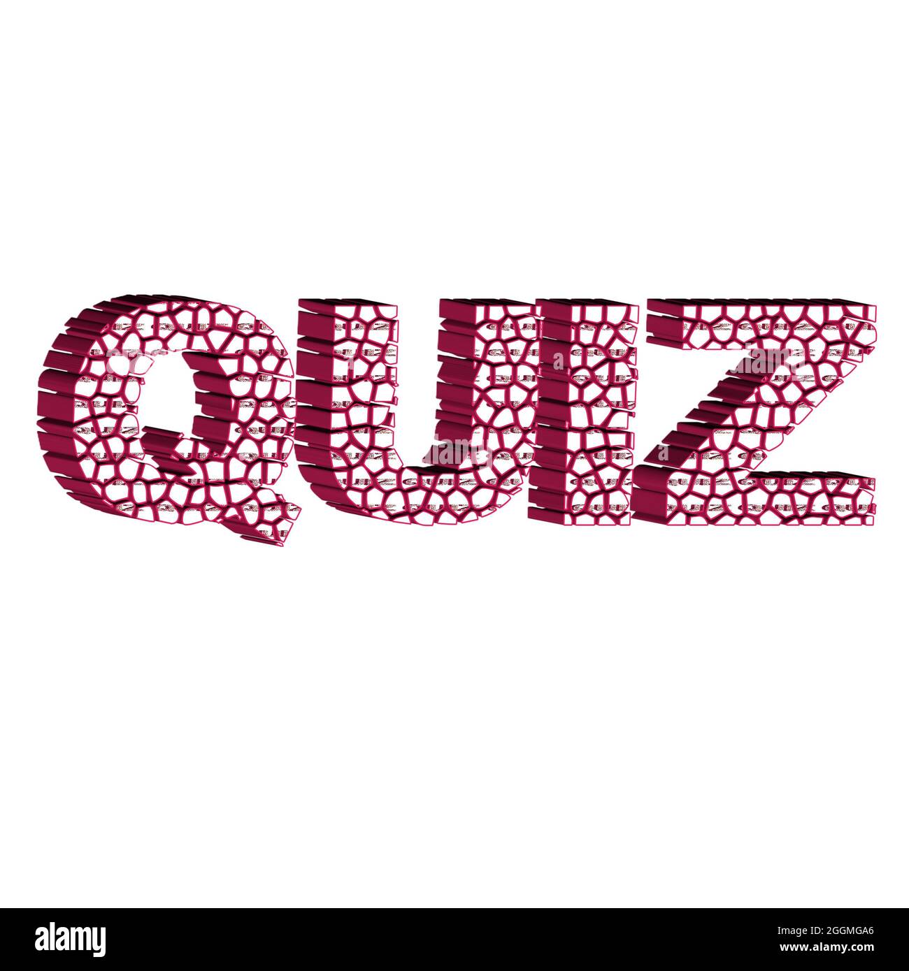 Beautiful quiz web icon 3d sticker colorful white background Stock ...