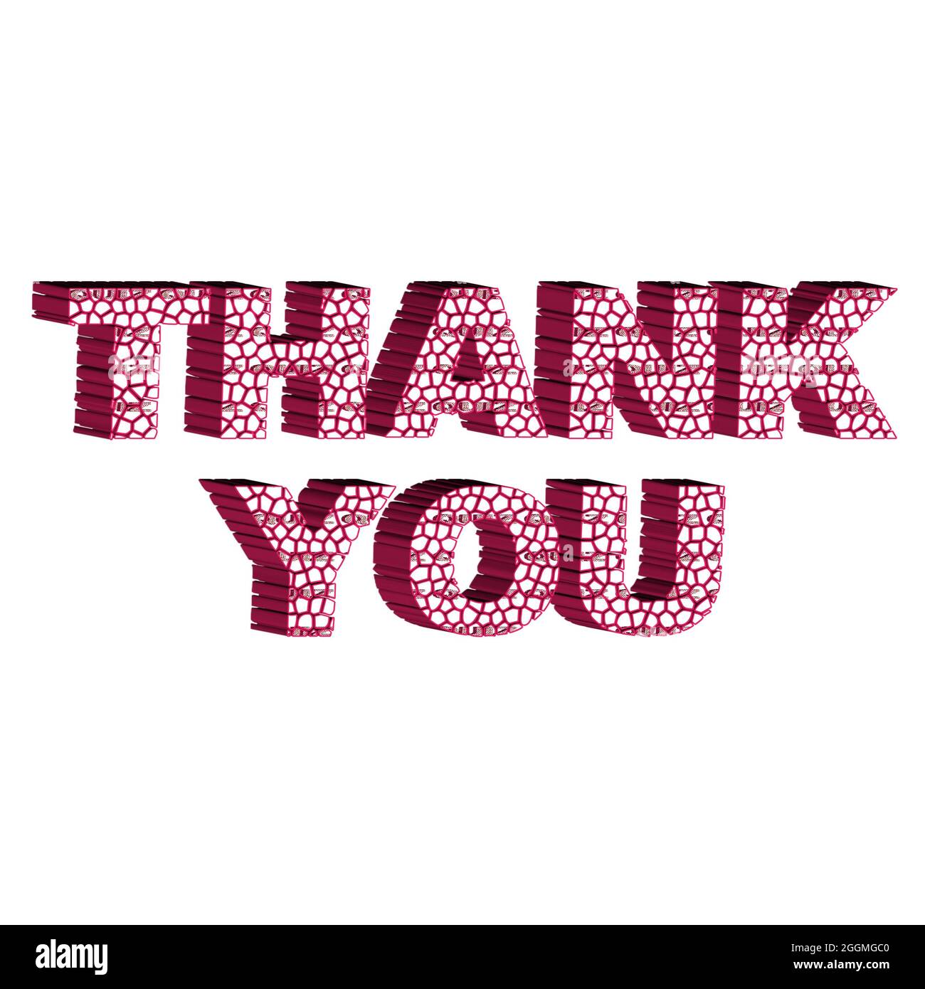 Thank concept 3d illustration hi-res stock photography and images - Alamy