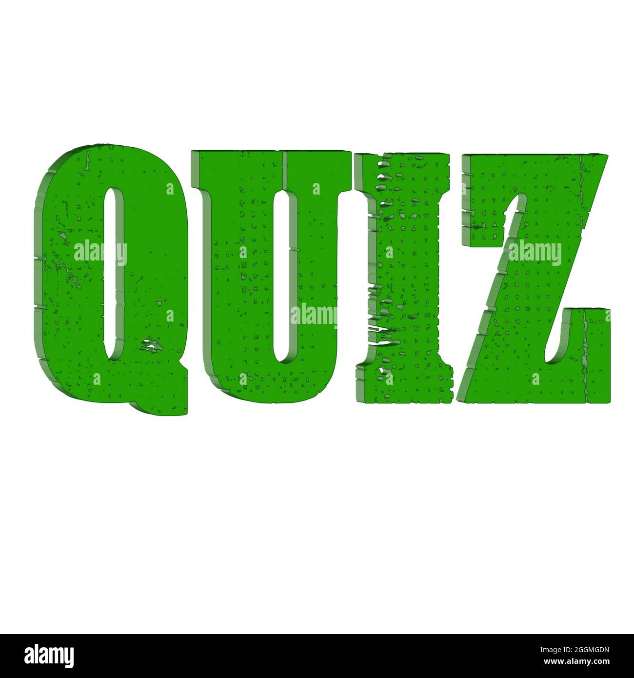 Beautiful quiz web icon 3d sticker colorful white background Stock ...