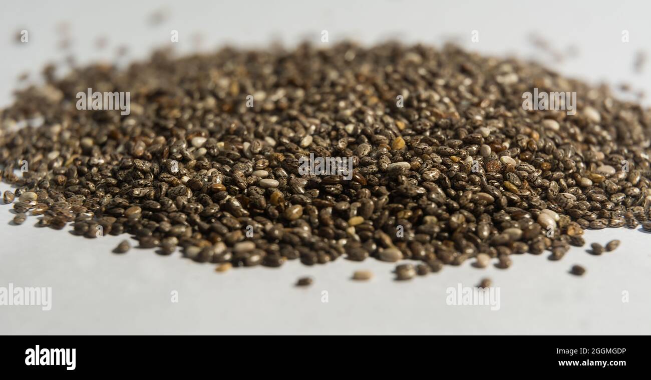 Chia seed texture hi-res stock photography and images - Alamy