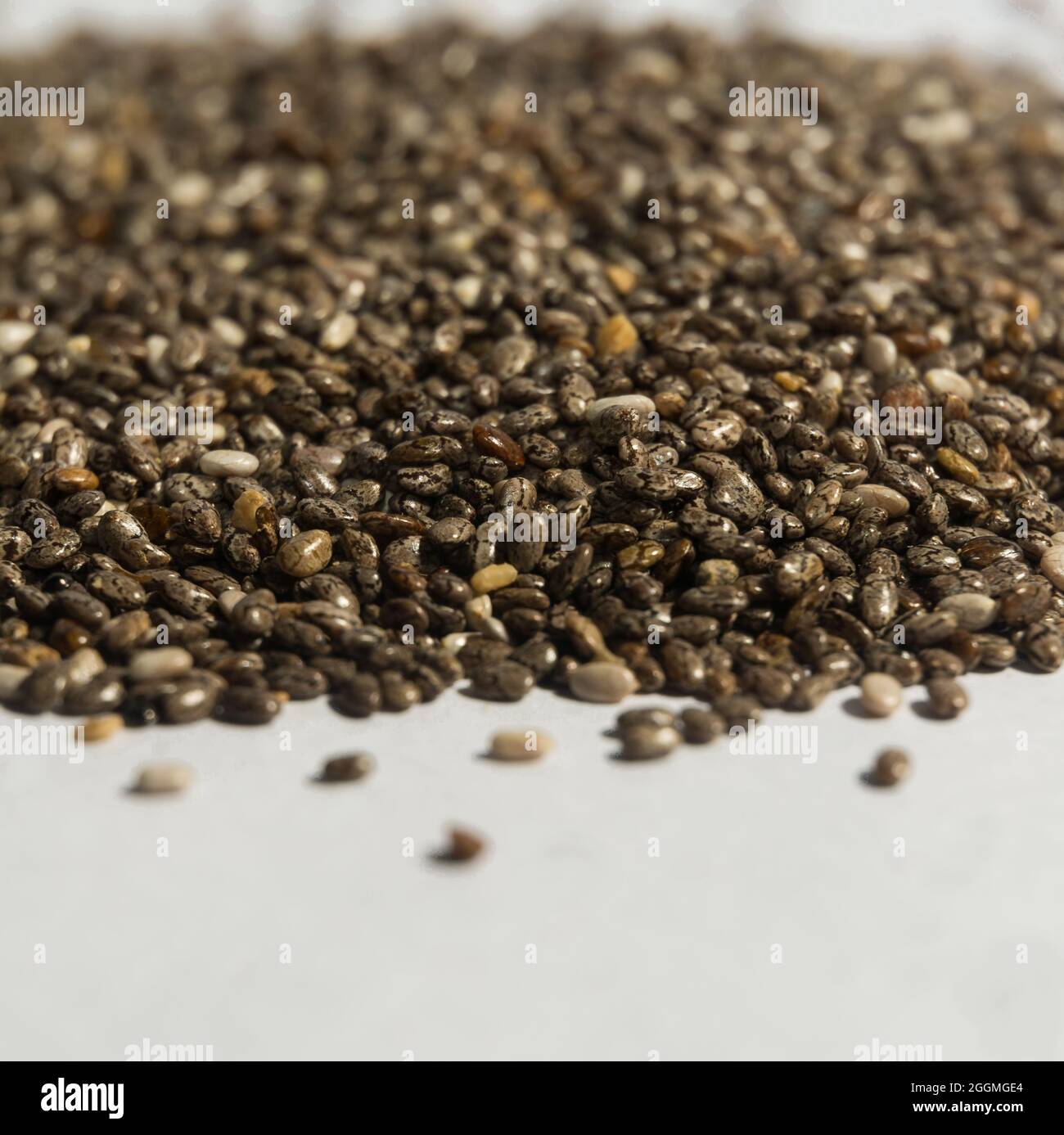 Color and detail of chia seeds hi-res stock photography and images - Alamy