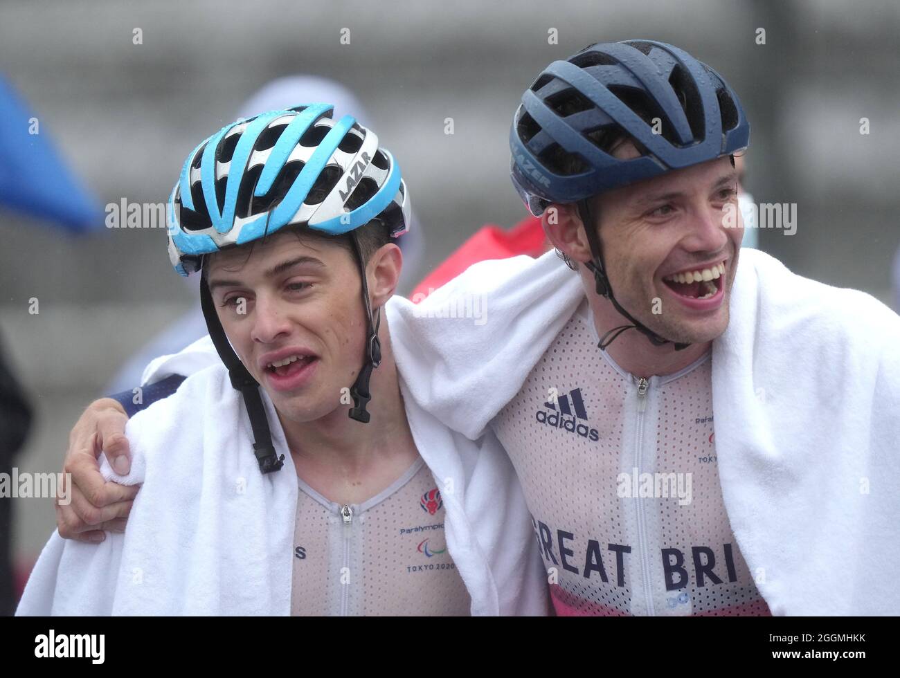 Great Britain's Ben Watson (right) celebrates with Finlay Graham after ...